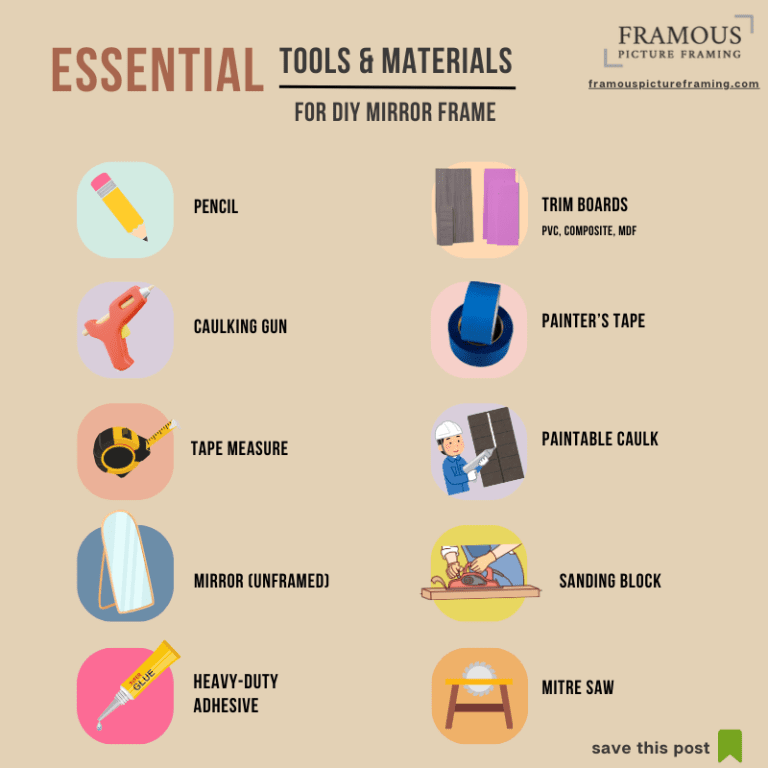 How to Build a DIY Mirror Frame in 6 Steps | Easy Tutorial