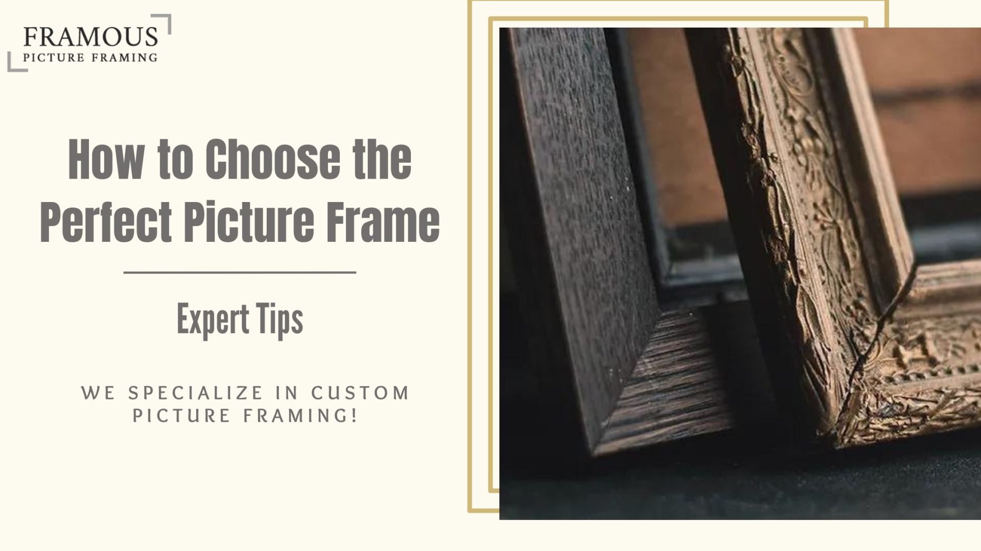 How to Choose the Perfect Picture Frame | Expert Tips